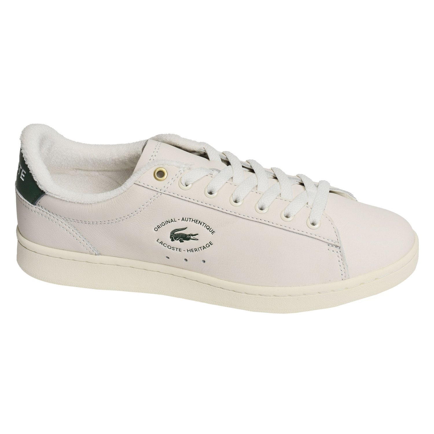MENS CARNABY SET SNEAKERS Blanc Vert Sneakers basses Lacoste