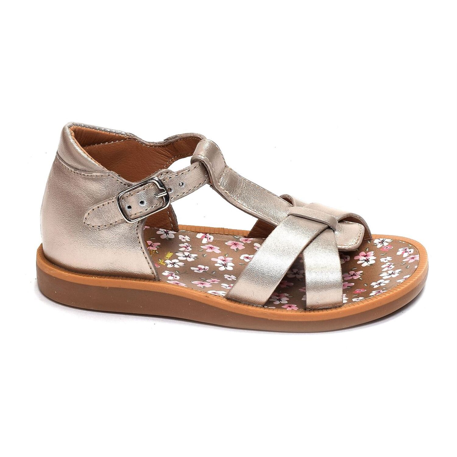 POPPY XEXE Bronze, Sandales plates & Nu-Pieds Pom d'Api