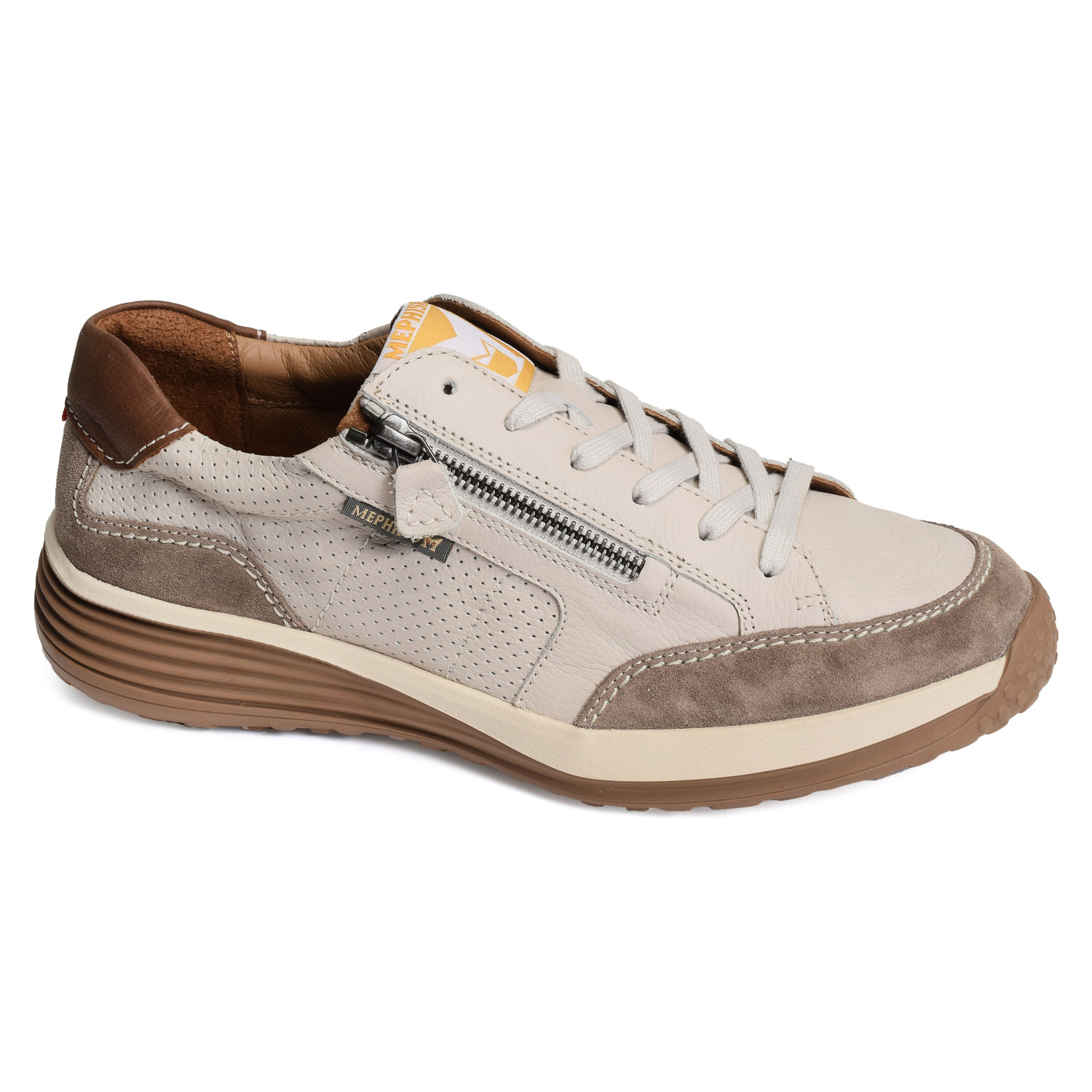 SACCO Taupe, Baskets running Mephisto