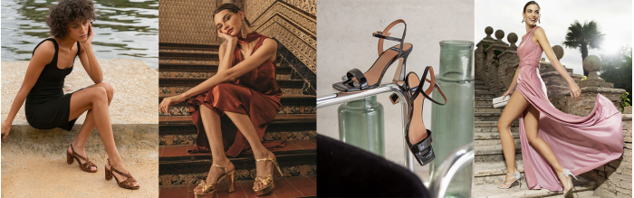 Chaussures - Sandales à talon - Femme. Livraison gratuite